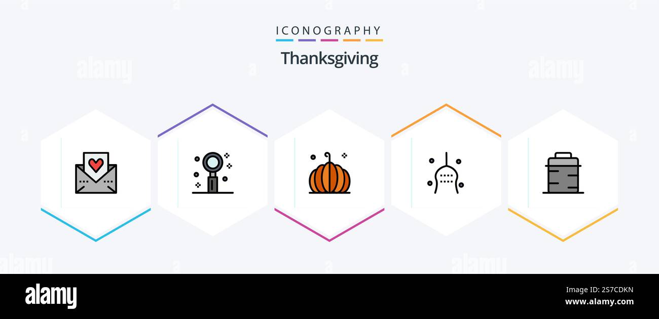 Thanks Giving 25 FilledLine icon pack including tradition. superstition ...