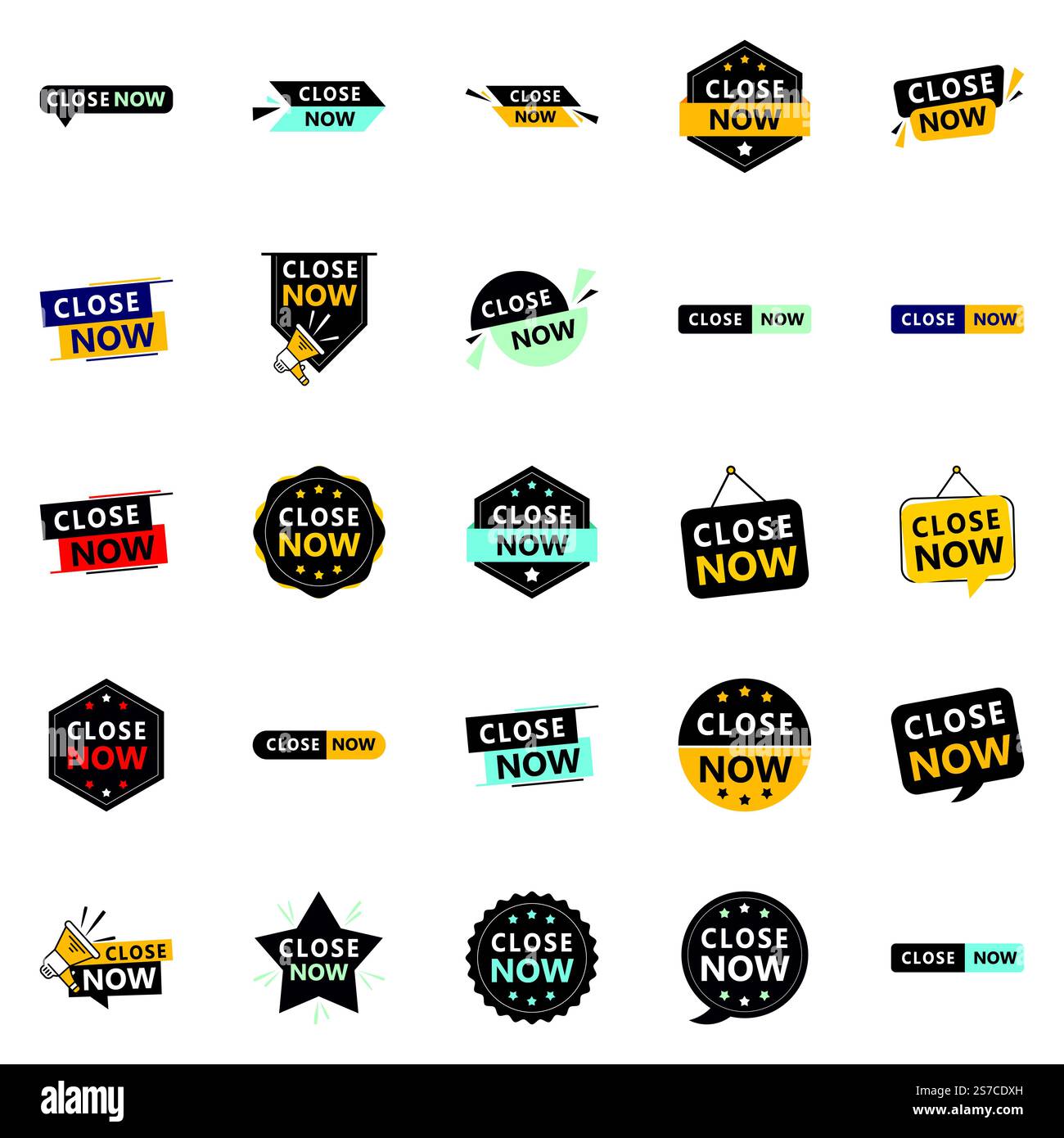 Final Chance to Close Text Banners Pack of 25 Stock Vector Image & Art ...