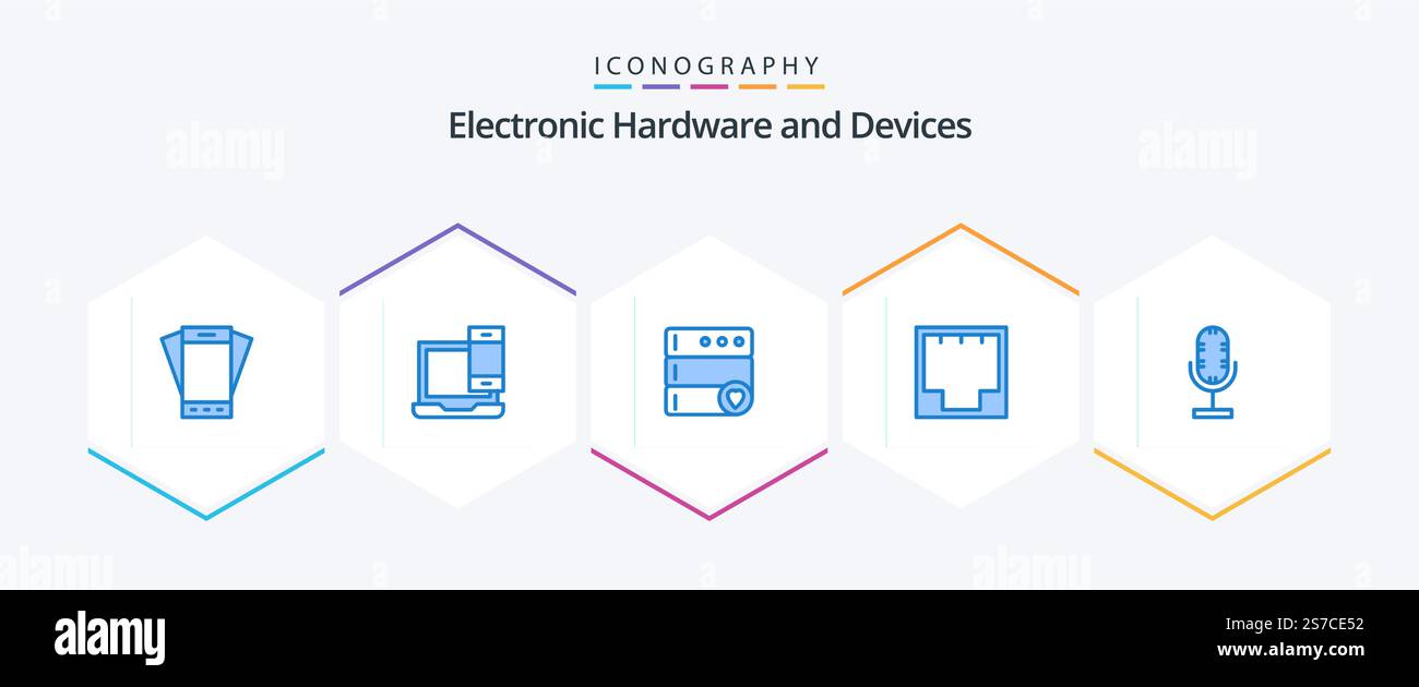 Devices 25 Blue icon pack including port. internet. macbook. ethernet ...