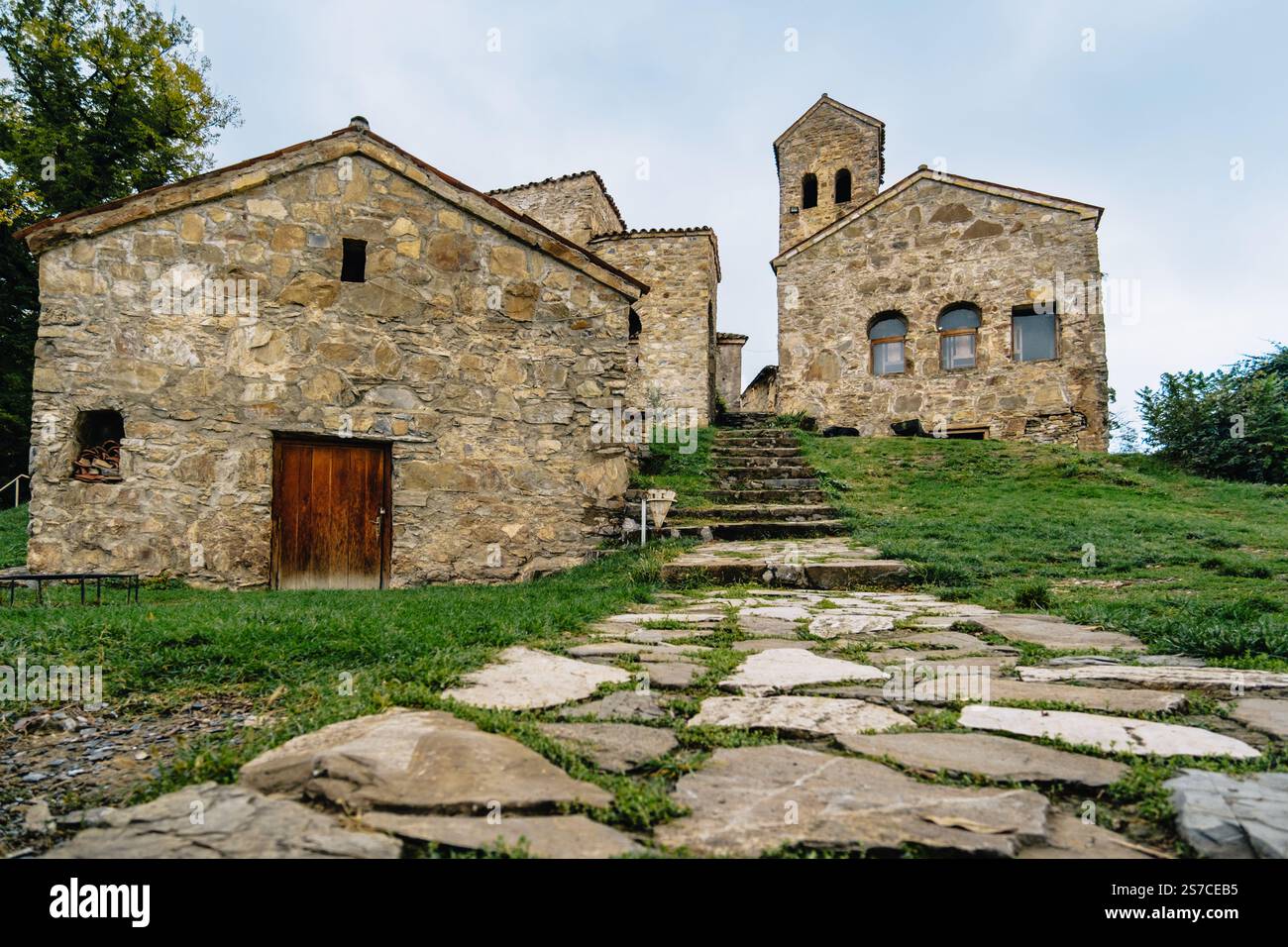 Ancient Nekresi Monastery in Kakheti, Georgia. A historic stone complex ...