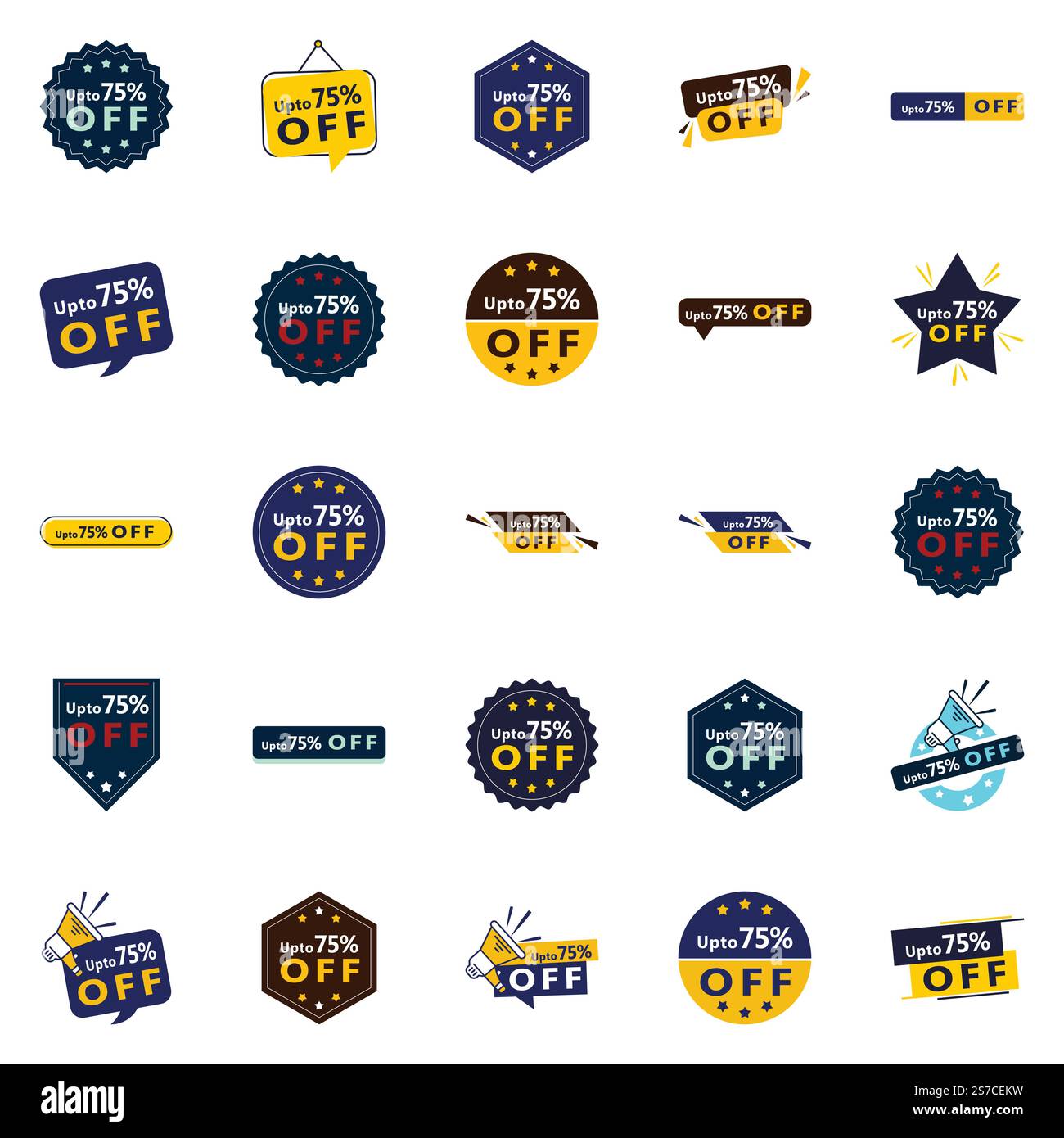 Up to 70% Off 25 Flexible Vector Banners for Your Sale Campaigns Stock ...