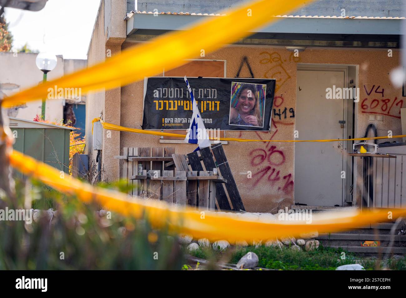 The house hostage Doron Steinbrecher, 30, kidnapped by Hamas on Oct. 7 ...