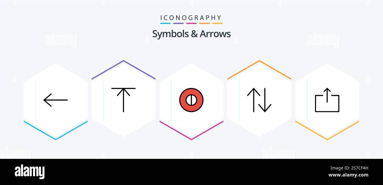 Symbols and Arrows 25 FilledLine icon pack including . arrow. . output ...