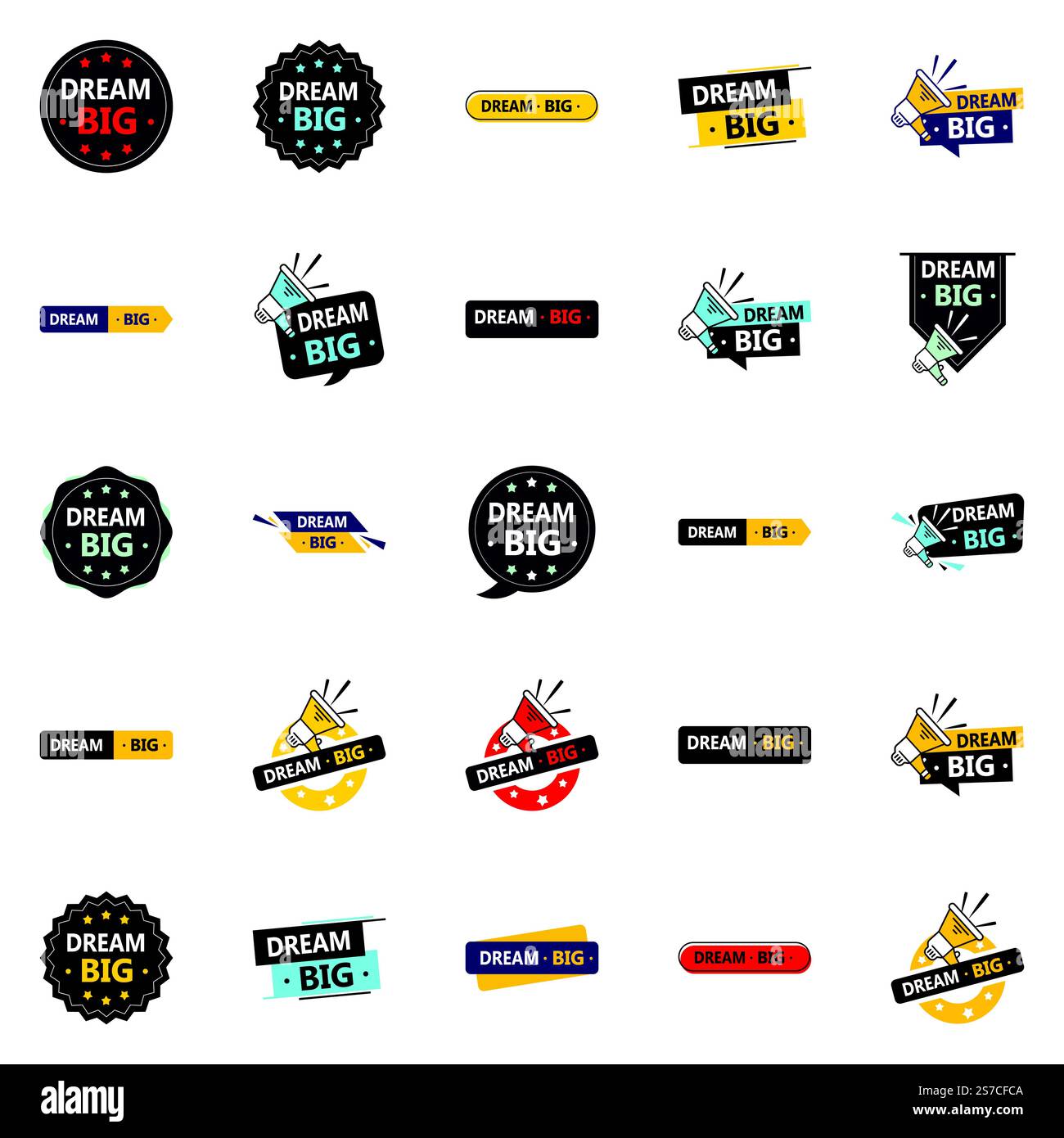 Dream Big Versatile Vector Designs for pursuing your passions 25 pack ...