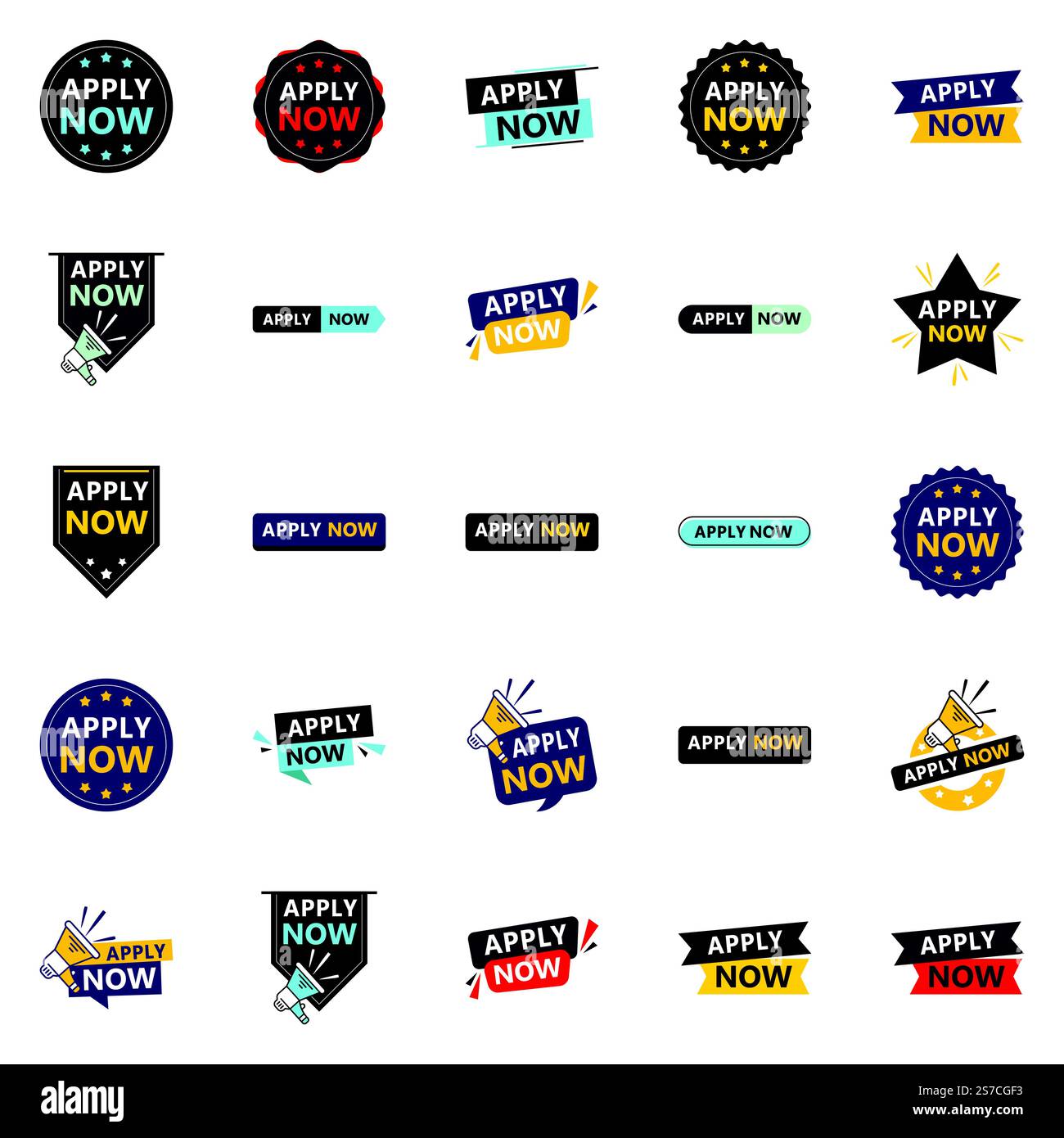 25 Eye-catching Apply Now Banners to Boost Your Visibility Stock Vector ...
