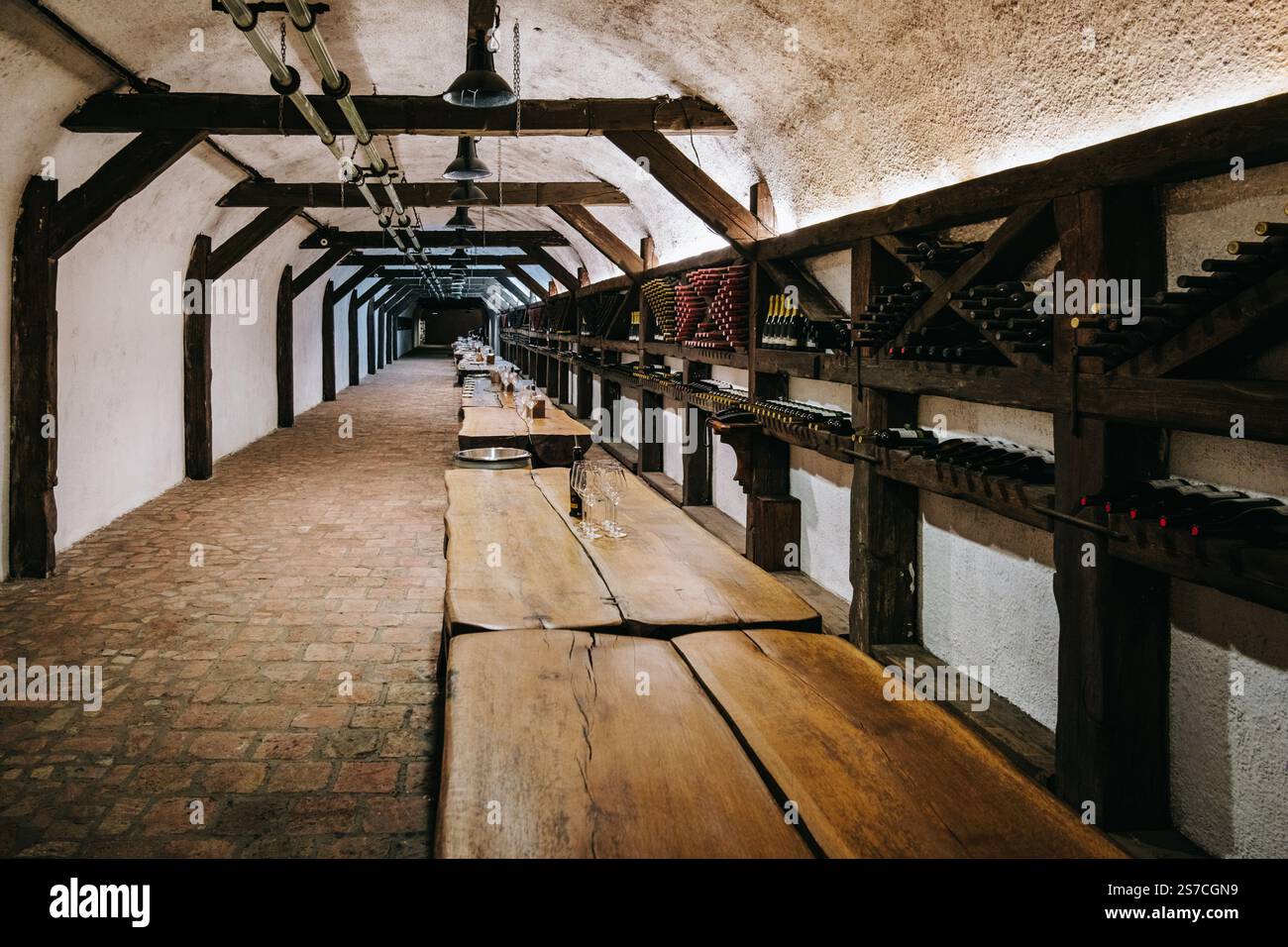 Wine tasting area at the Khareba Winey, reknown for it's underground ...