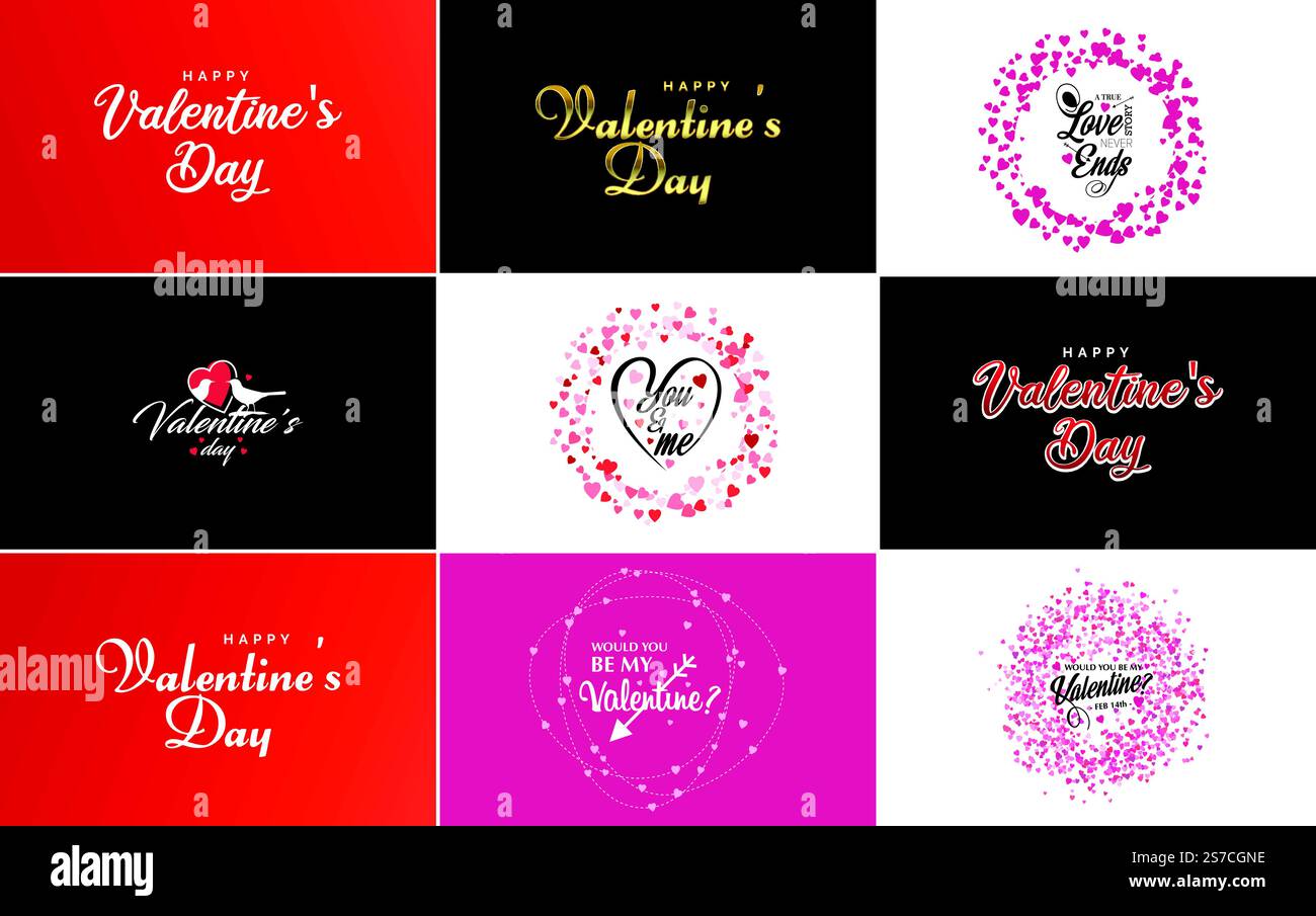 Pink October logo with hearts and calligraphy lettering isolated on ...