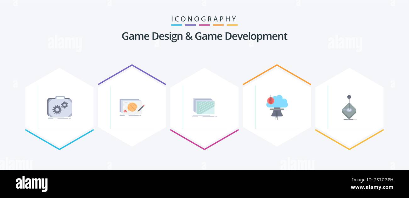 Game Design And Game Development 25 Flat icon pack including nuclear ...