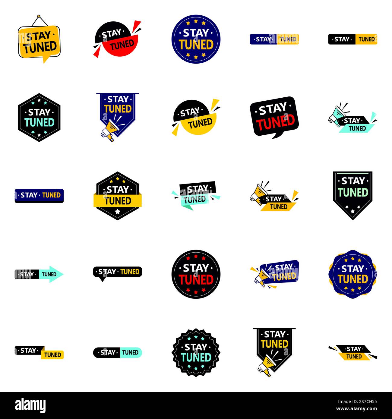 Stay Tuned 25 Professional Vector Images for a sleek and sophisticated ...