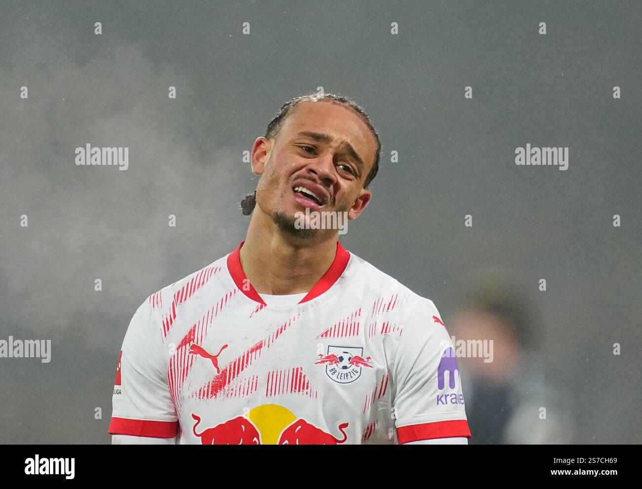 January 18 2025: Xavi Simons of RB Leipzig looks on during a 1 ...