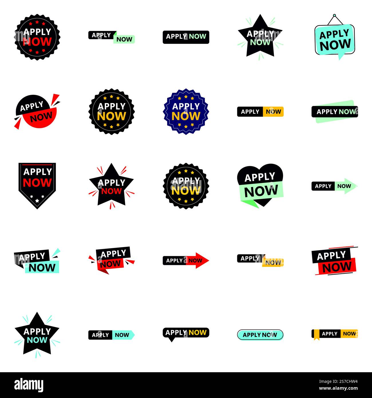 25 Impressive Apply Now Banners to Help You Stand Out Stock Vector ...