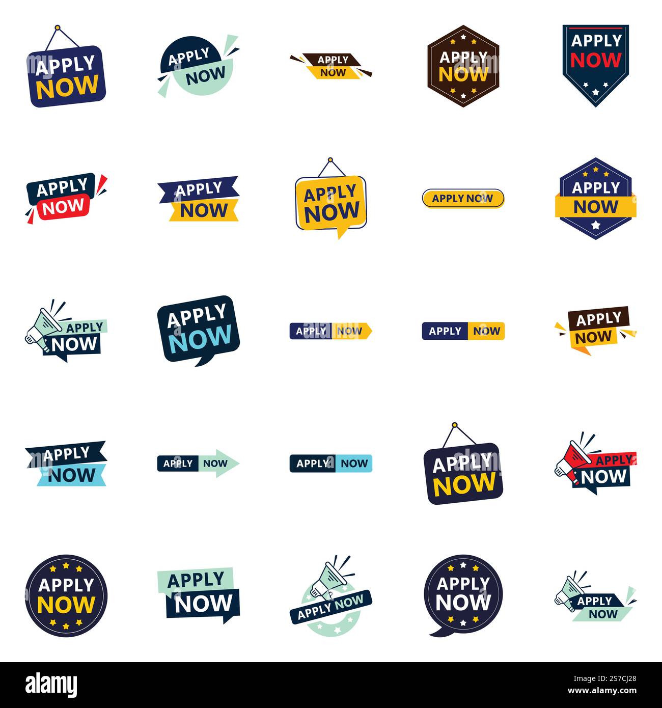 25 Professional Apply Now Banners to Elevate Your Brand Stock Vector ...