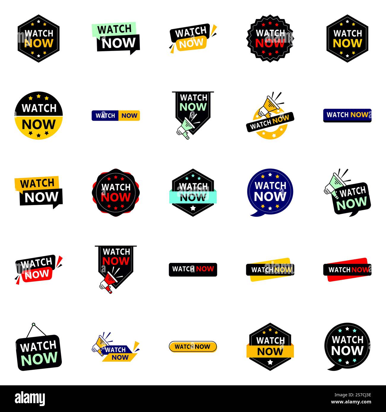 Get Your Customers Excited to Watch with Our Pack of 25 Watch Now ...