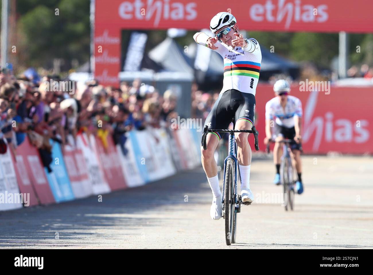 Benidorm, Spain. 19th Jan, 2025. Dutch Tibor Del Grosso and pictured as ...
