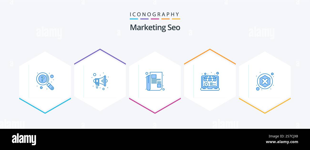 Marketing Seo 25 Blue icon pack including digital. ad. viral. online ...