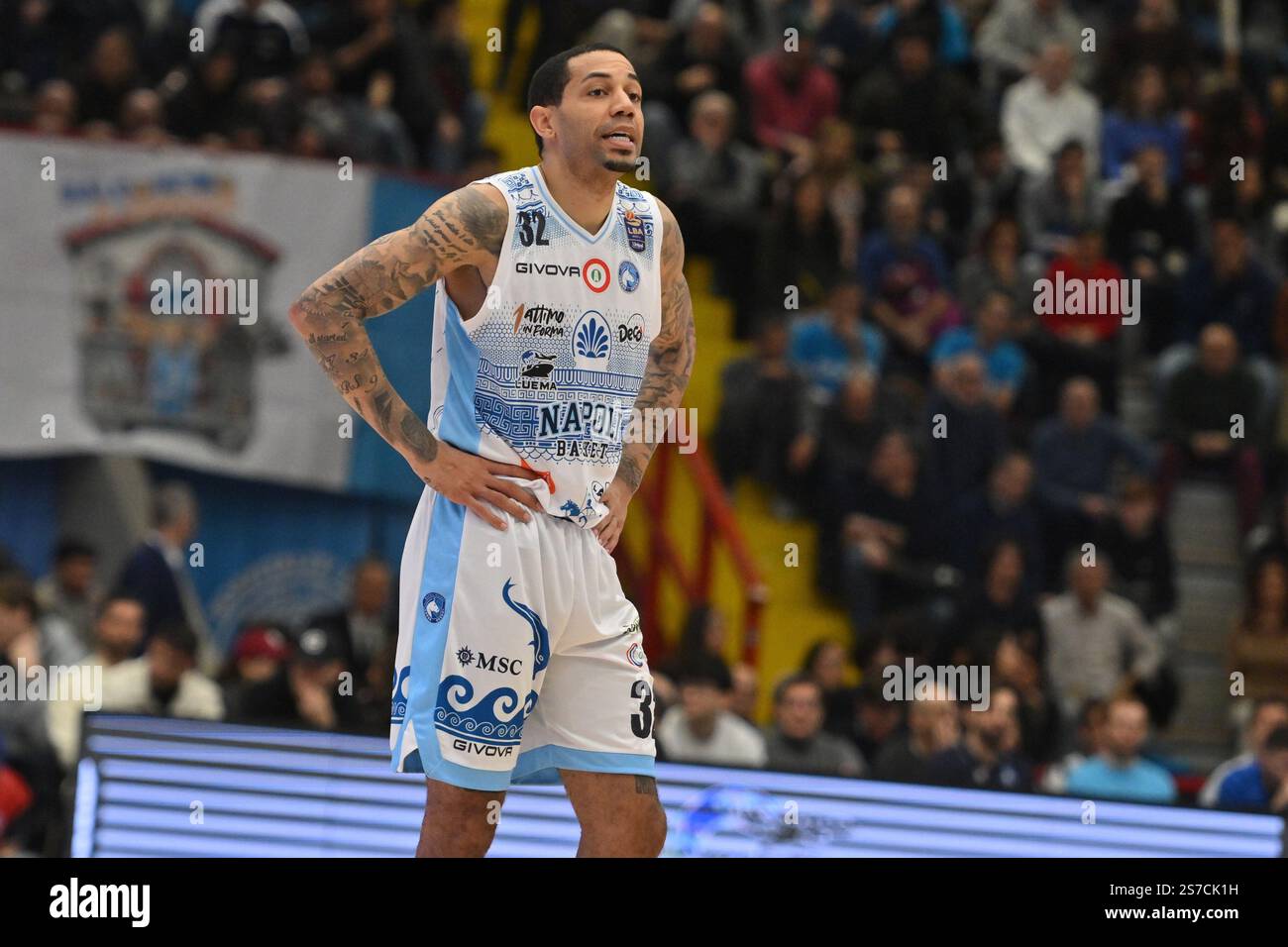 Erick Green of Napolibasket in action during the match between ...