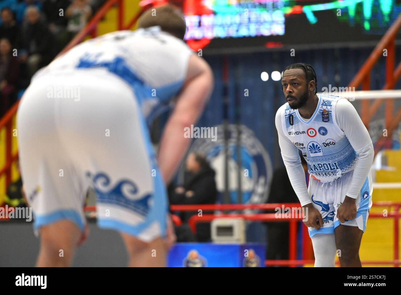 Naples, Italy. 19th Jan, 2025. Jacob Pullen of Napolibasket during ...
