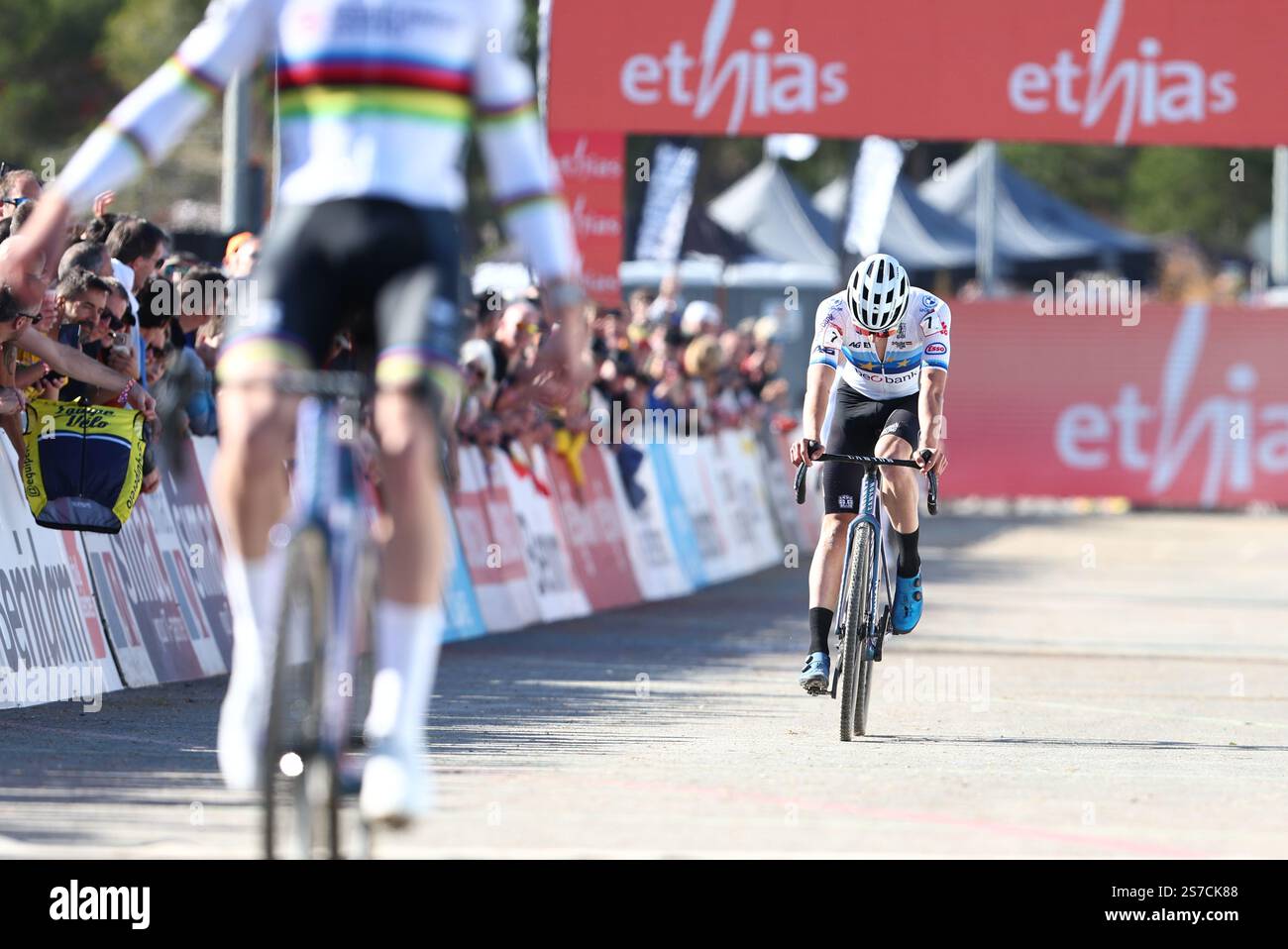 Benidorm, Spain. 19th Jan, 2025. Dutch Tibor Del Grosso and pictured as ...