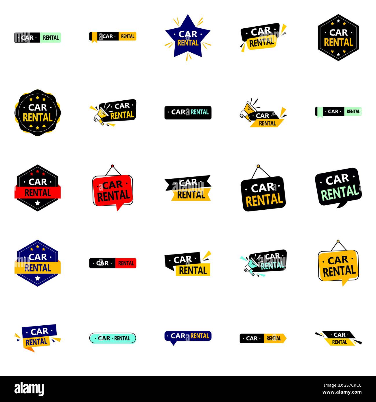 Car Rental 25 Professional vector designs for a polished and ...