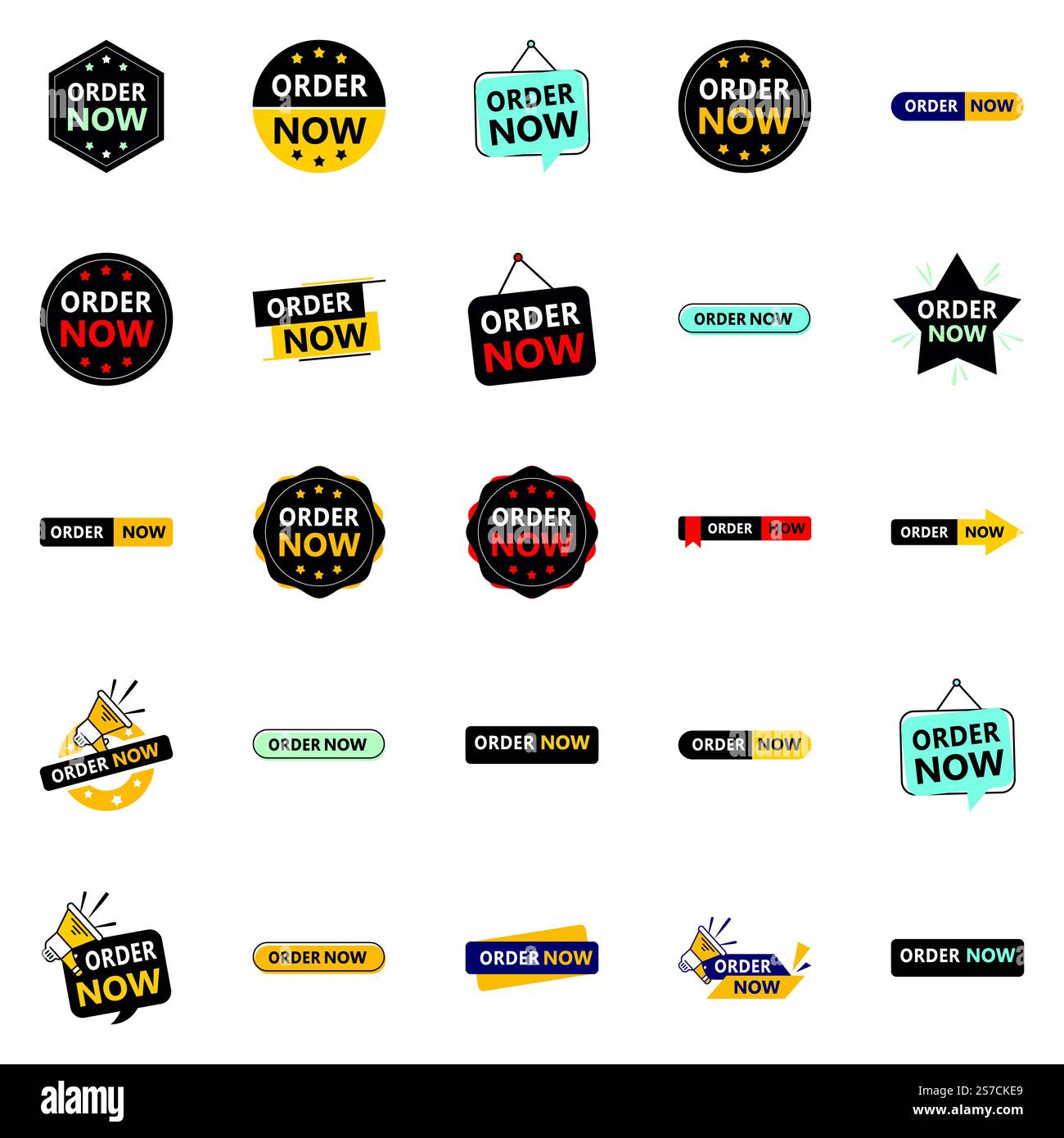 25 Professional Order Now Banners to Elevate Your Brand Stock Vector ...