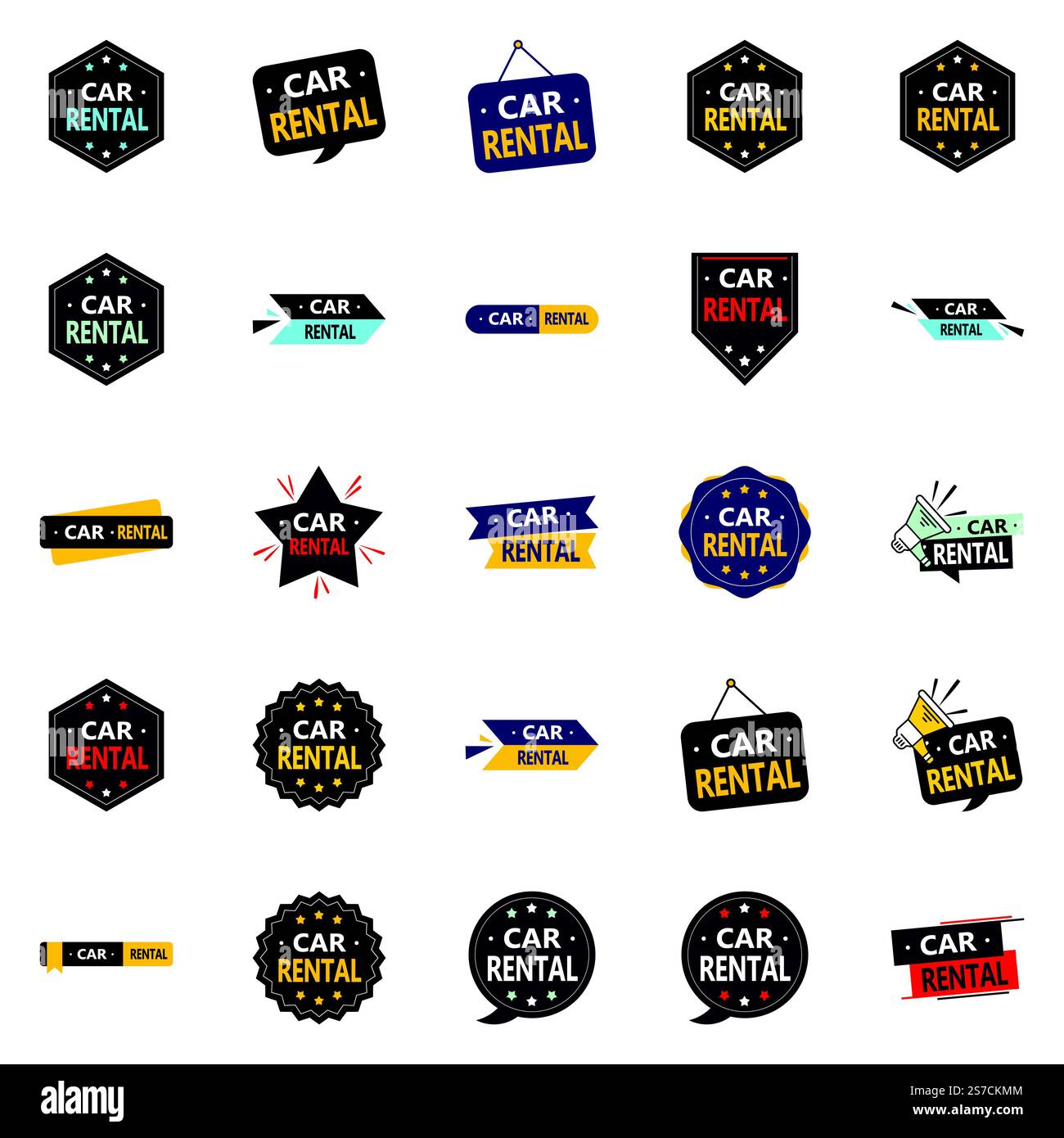 Car Rental 25 Innovative vector designs for a fresh approach to rental ...