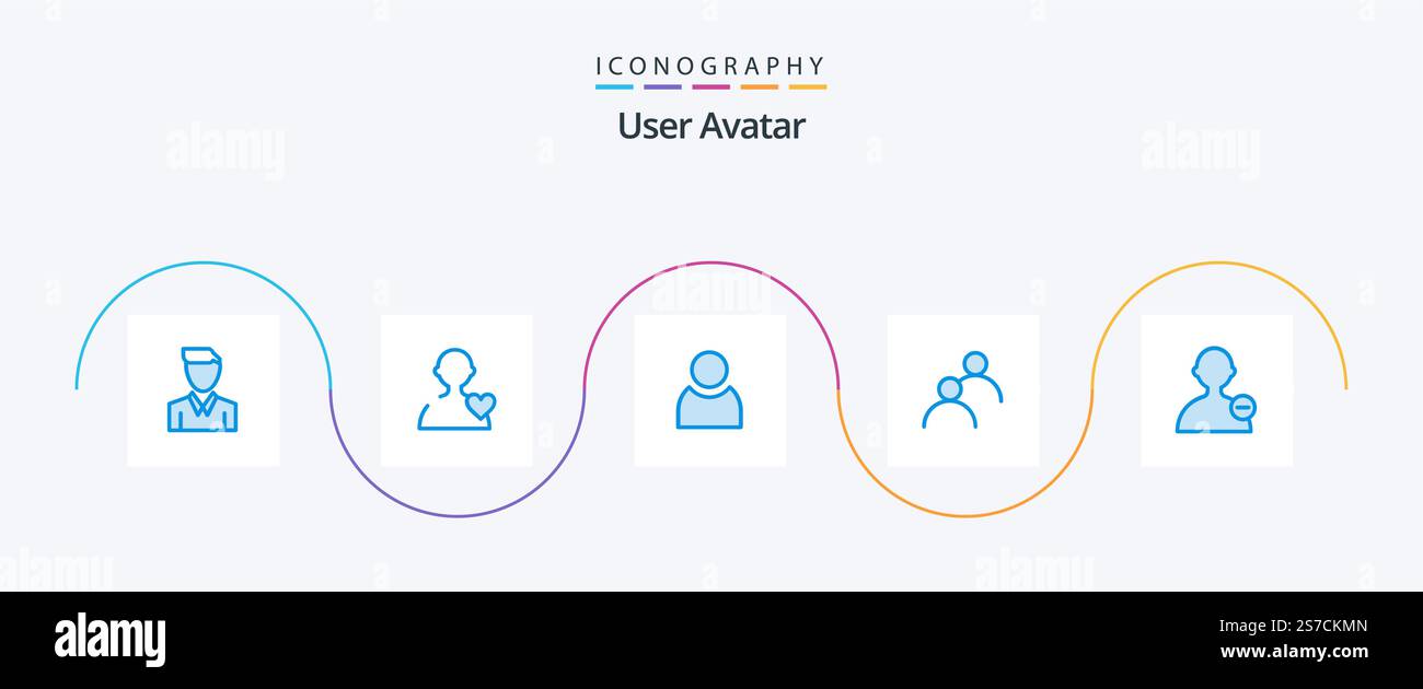 User Blue 5 Icon Pack Including user. basic. avatar. basic. looked ...
