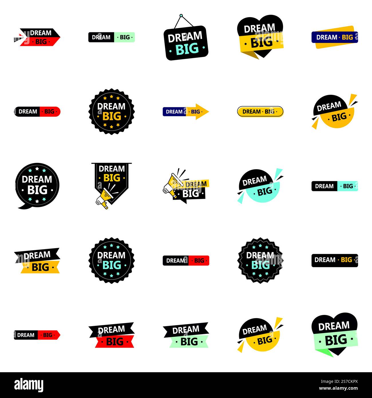 25 High quality Vector Designs for Setting and Achieving Big Goals ...