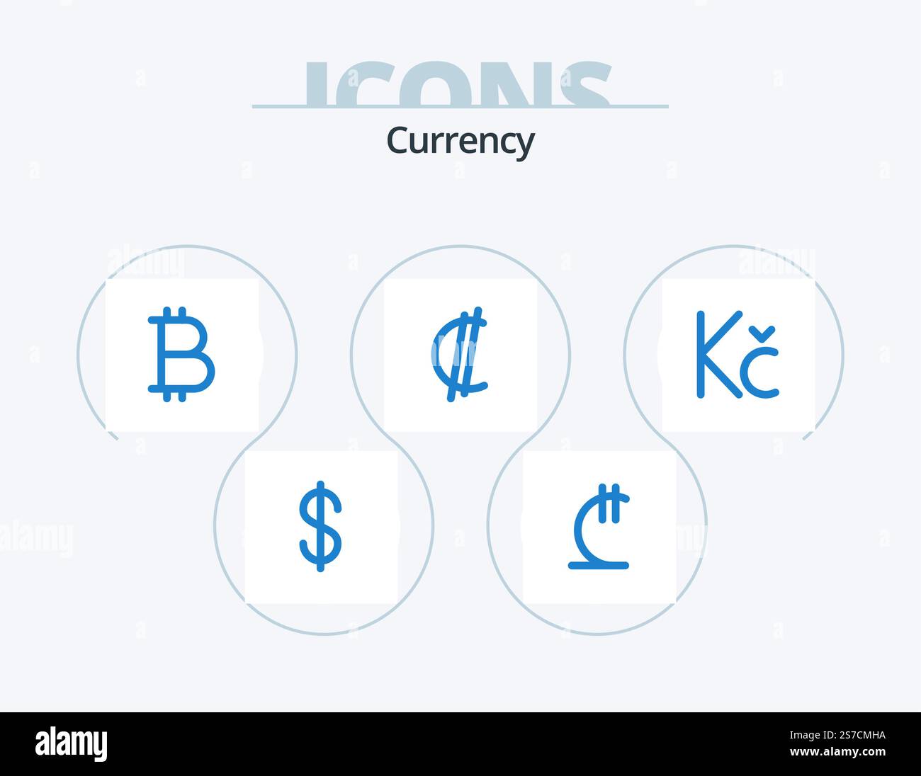 Currency Blue Icon Pack 5 Icon Design. . coin. btc. koruna. currency ...
