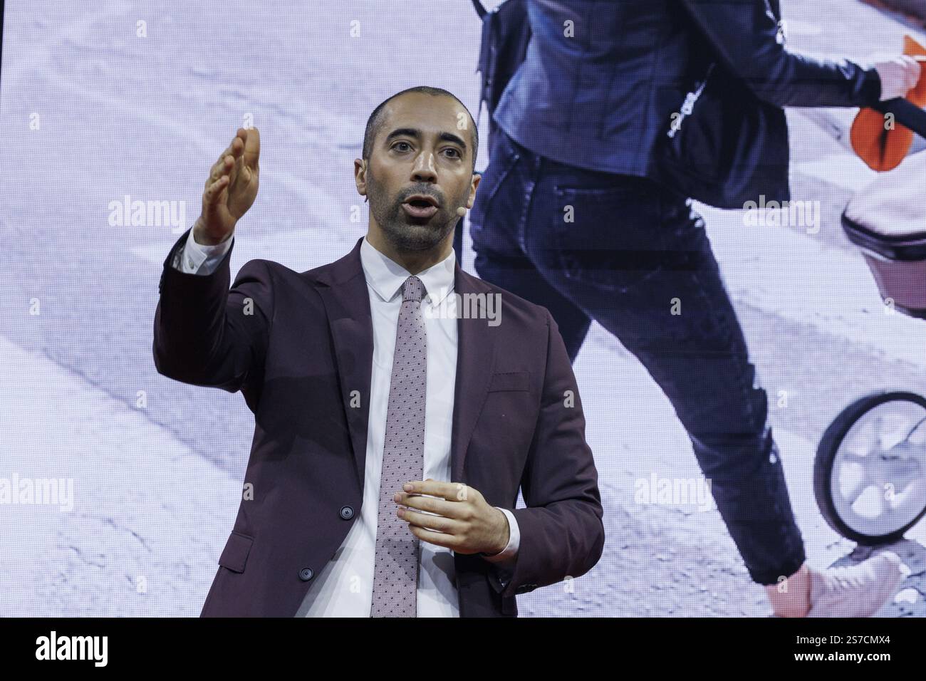 CD&V chairman Sammy Mahdi pictured during the traditional new year's ...