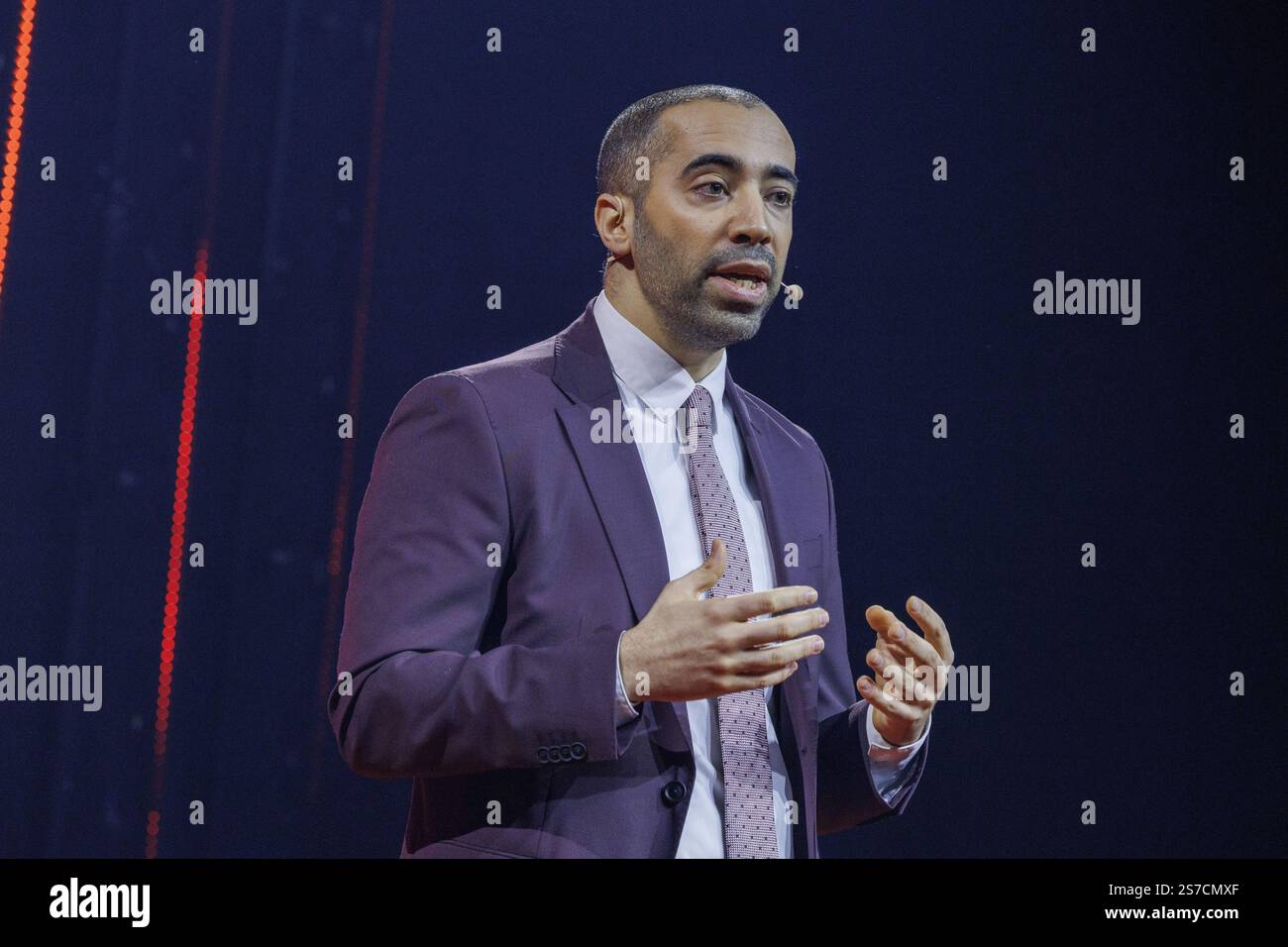 CD&V chairman Sammy Mahdi pictured during the traditional new year's ...