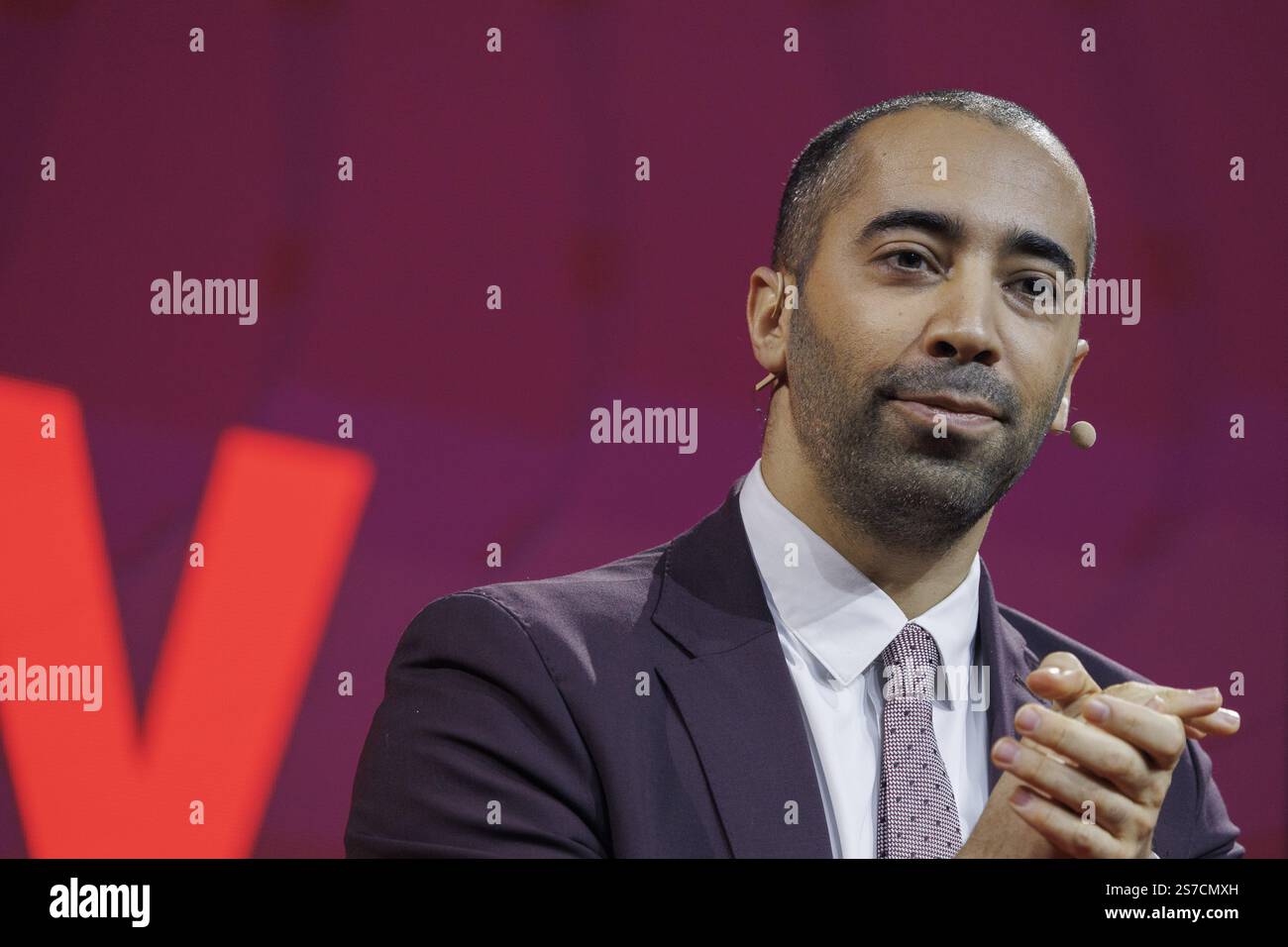 CD&V chairman Sammy Mahdi pictured during the traditional new year's ...