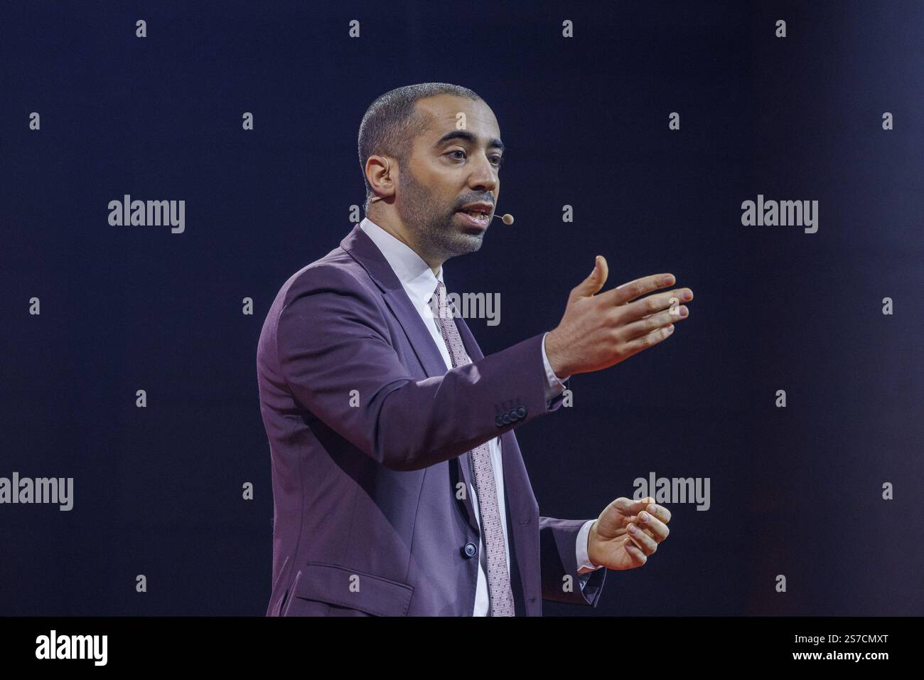 CD&V chairman Sammy Mahdi pictured during the traditional new year's ...