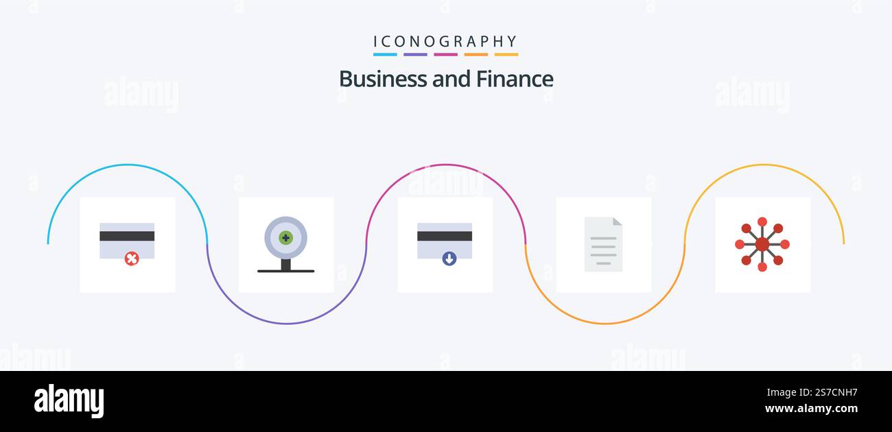Finance Flat 5 Icon Pack Including organization. business. money. money ...