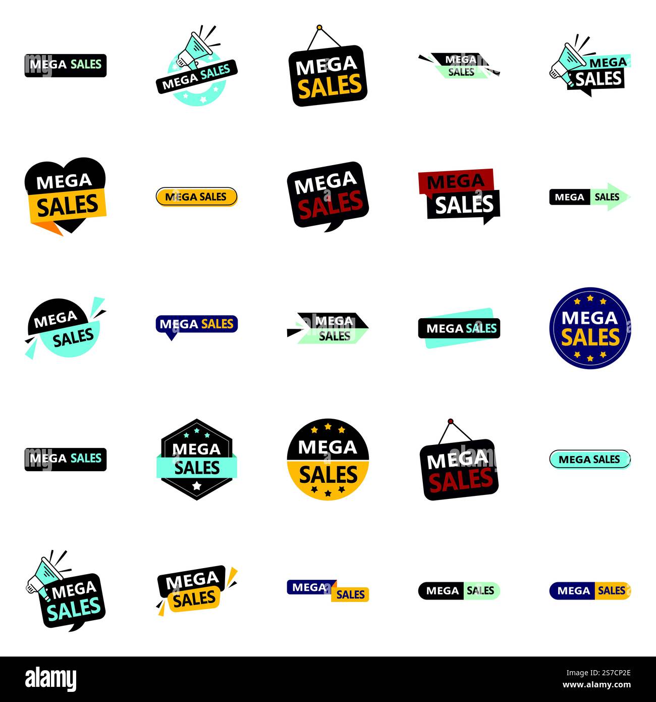 25 Inspiring Vector Designs in the Mega Sale Pack Perfect for Branding ...