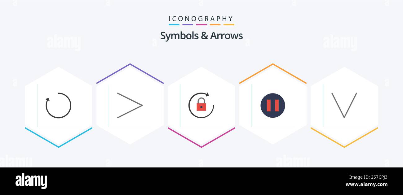 Symbols and Arrows 25 Flat icon pack including . rotate. . bottom Stock ...