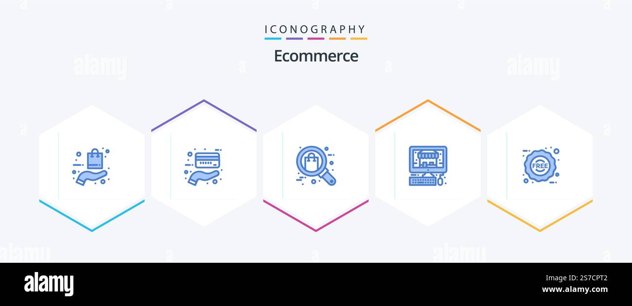 Ecommerce 25 Blue icon pack including free. shop. browse. pc. shopping ...