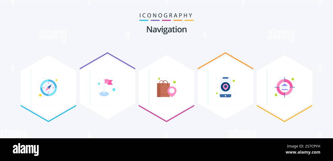 Navigation 25 Flat icon pack including target. property. pin. home ...
