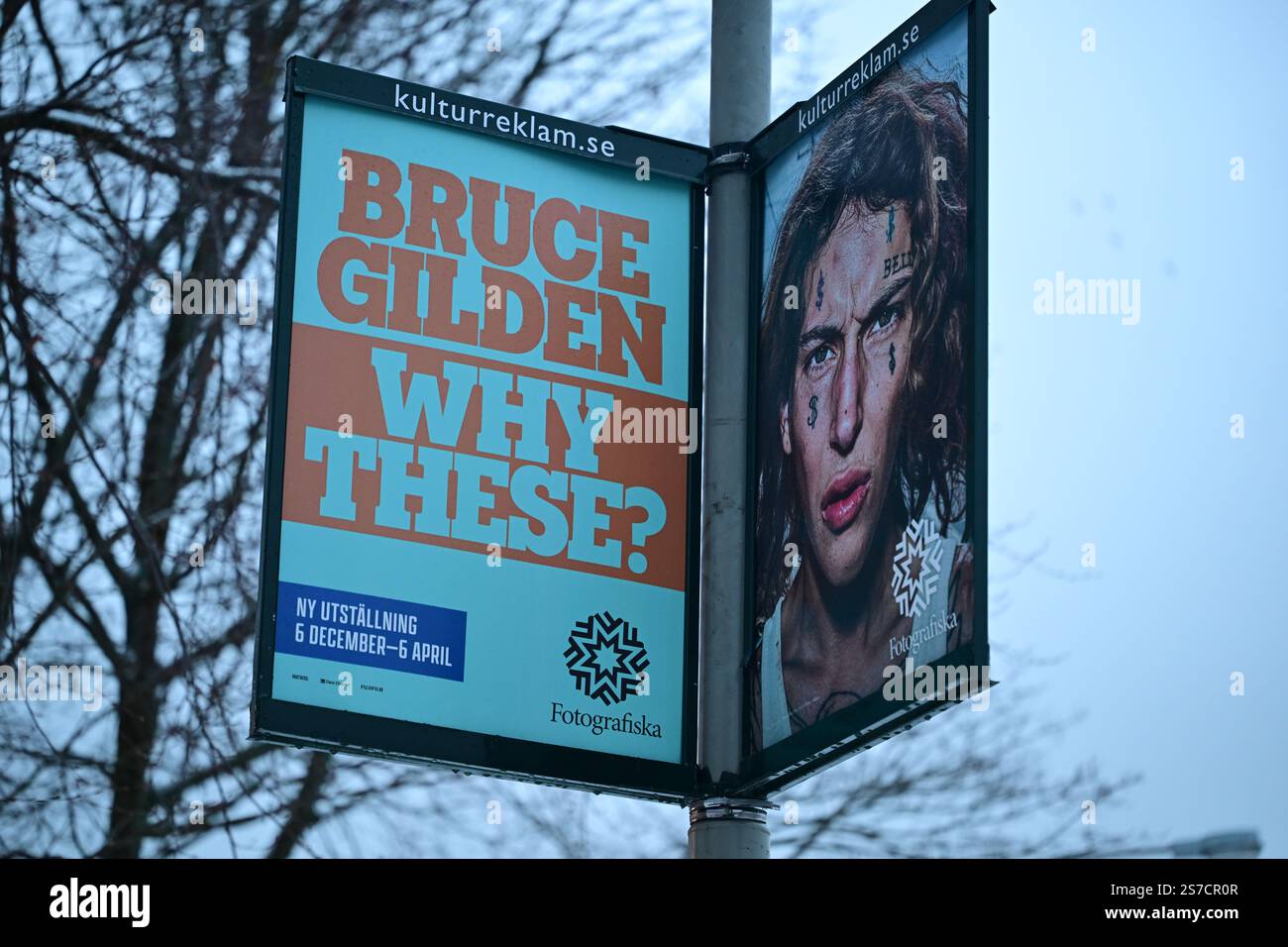 Stockholm, Uppland, Sweden. January 1 2025. Bruce Gilden photography ...