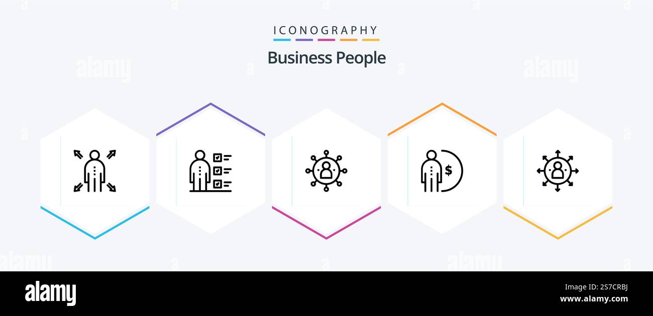 Business management 25 line Stock Vector Images - Alamy