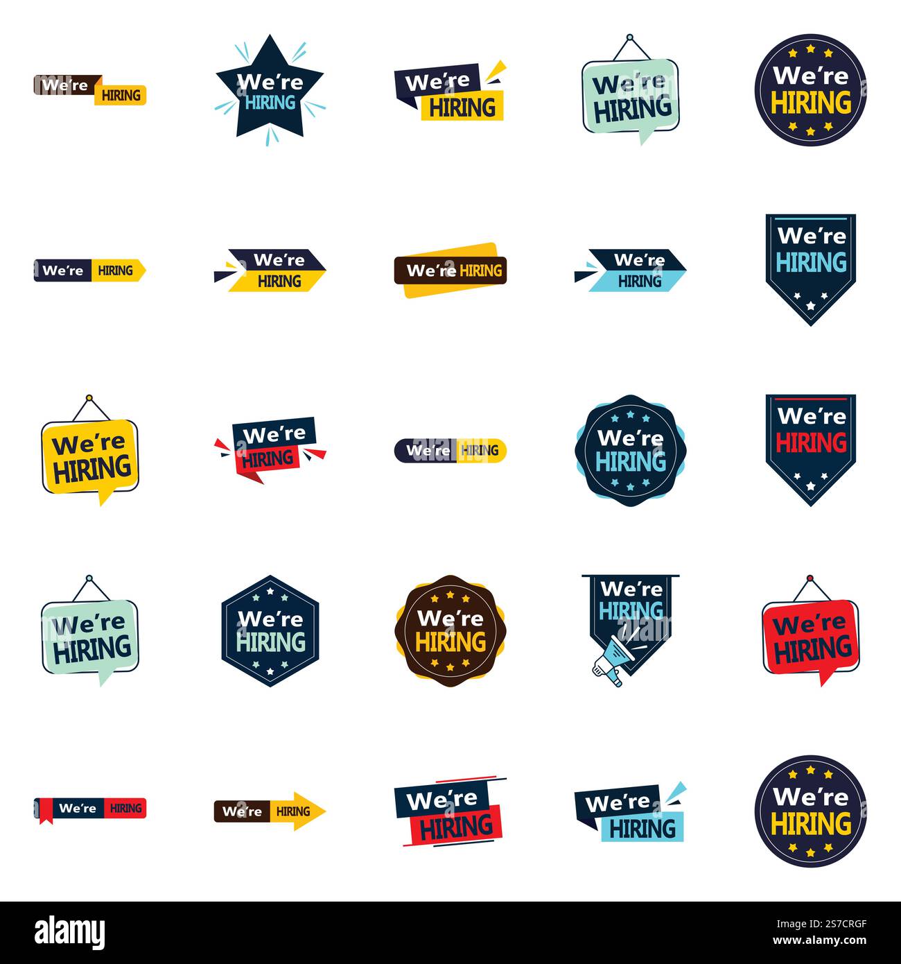 We’re Hiring 25 High quality Vector Designs for job fairs and ...