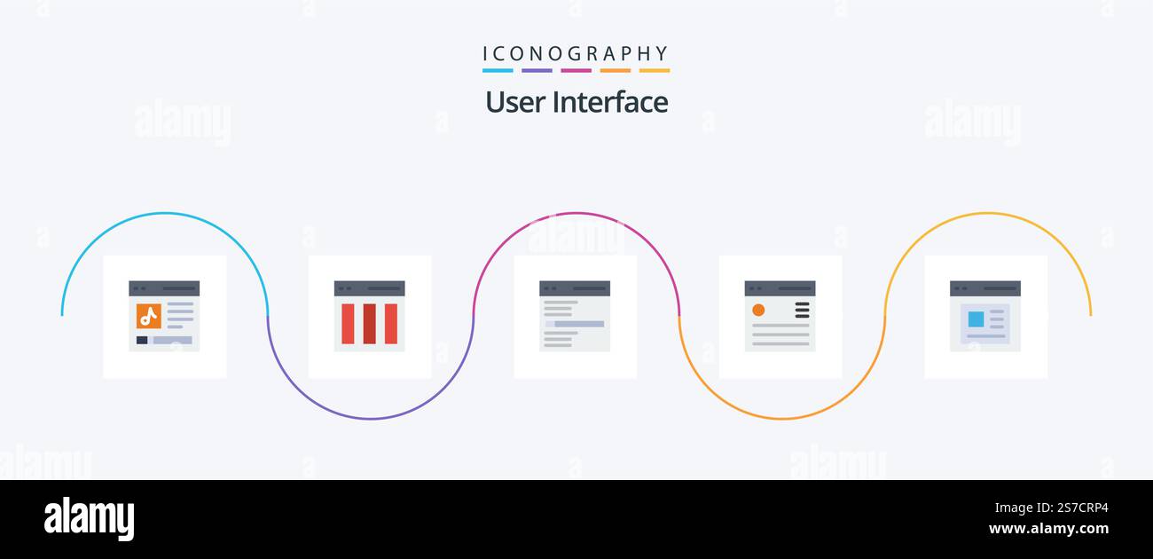 User Interface Flat 5 Icon Pack Including interface. communication. interface. user. interface ...