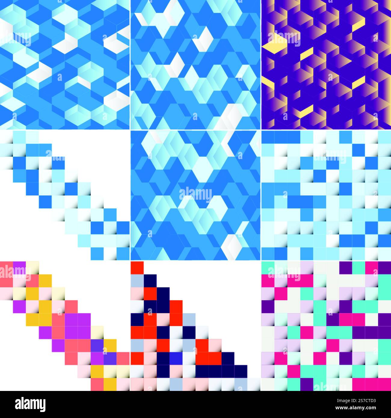 Vector background with an illustration of abstract squares suitable for ...