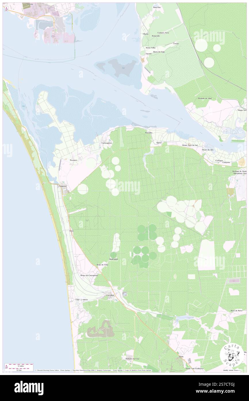 Comporta portugal map hi-res stock photography and images - Alamy