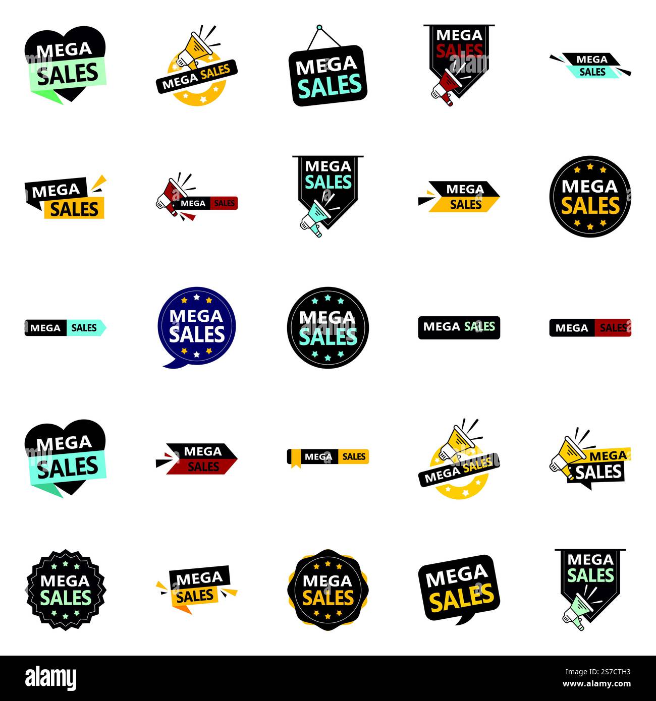 The Mega Sale Pack 25 Unique Vector Designs for Your Next Promotion ...