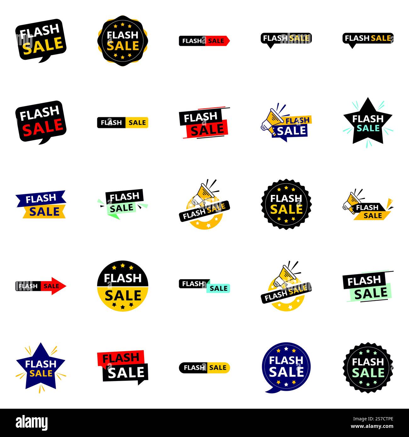 The Flash Sale Pack 25 Distinctive Vector Designs for Graphic and ...