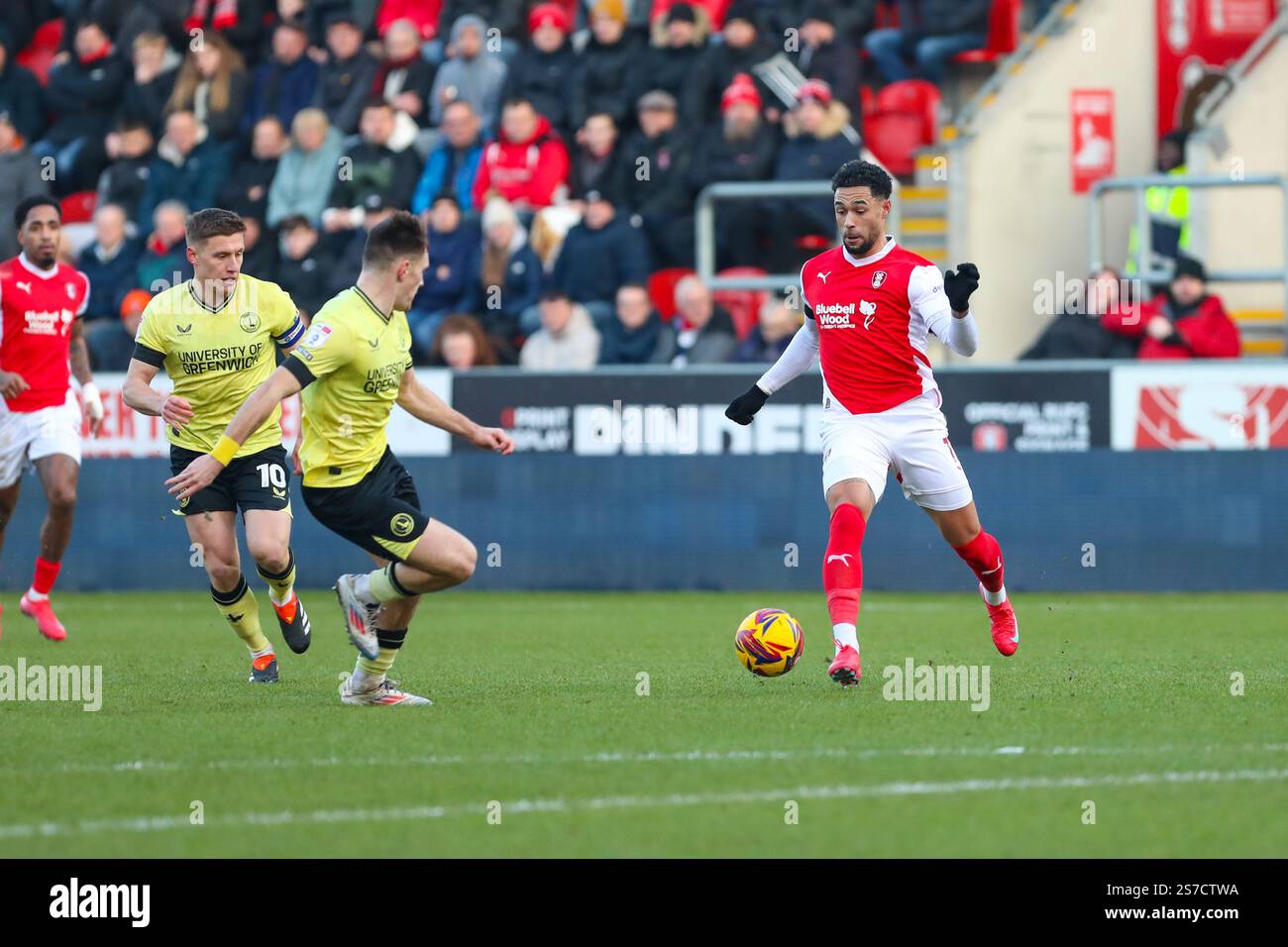 AESSEAL New York Stadium, Rotherham, England - 18th January 2025 Andre ...