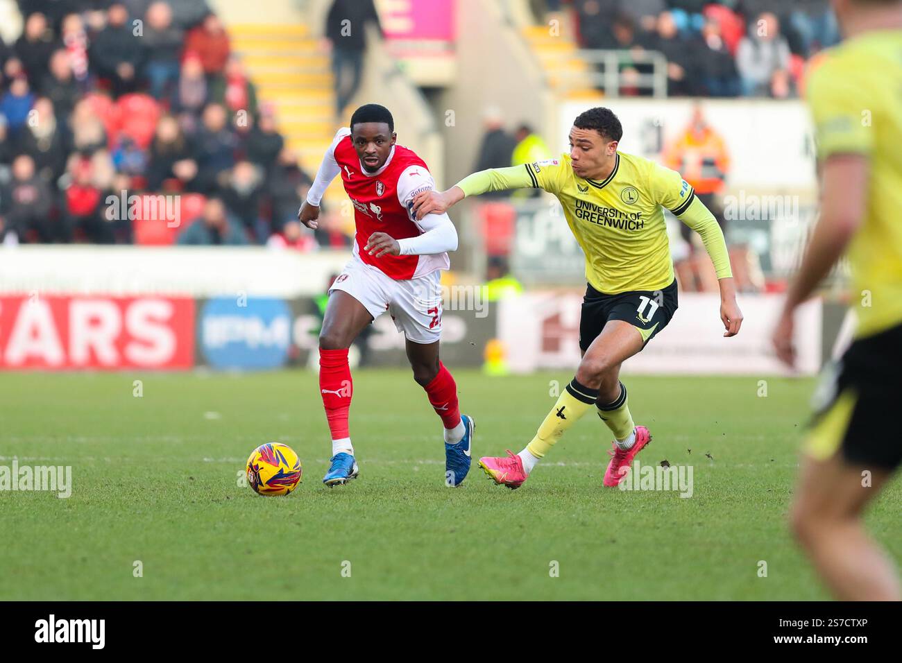 AESSEAL New York Stadium, Rotherham, England - 18th January 2025 Hakeem ...