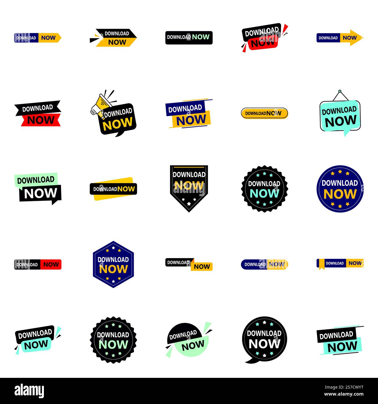 Download now graphics pack with 25 different design elements Stock ...