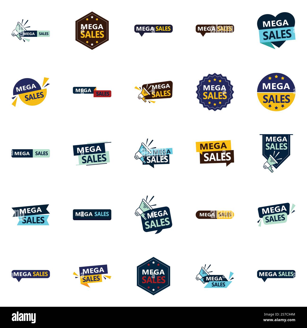 The Mega Sale Pack 25 Unique Vector Designs for Marketing Professionals ...