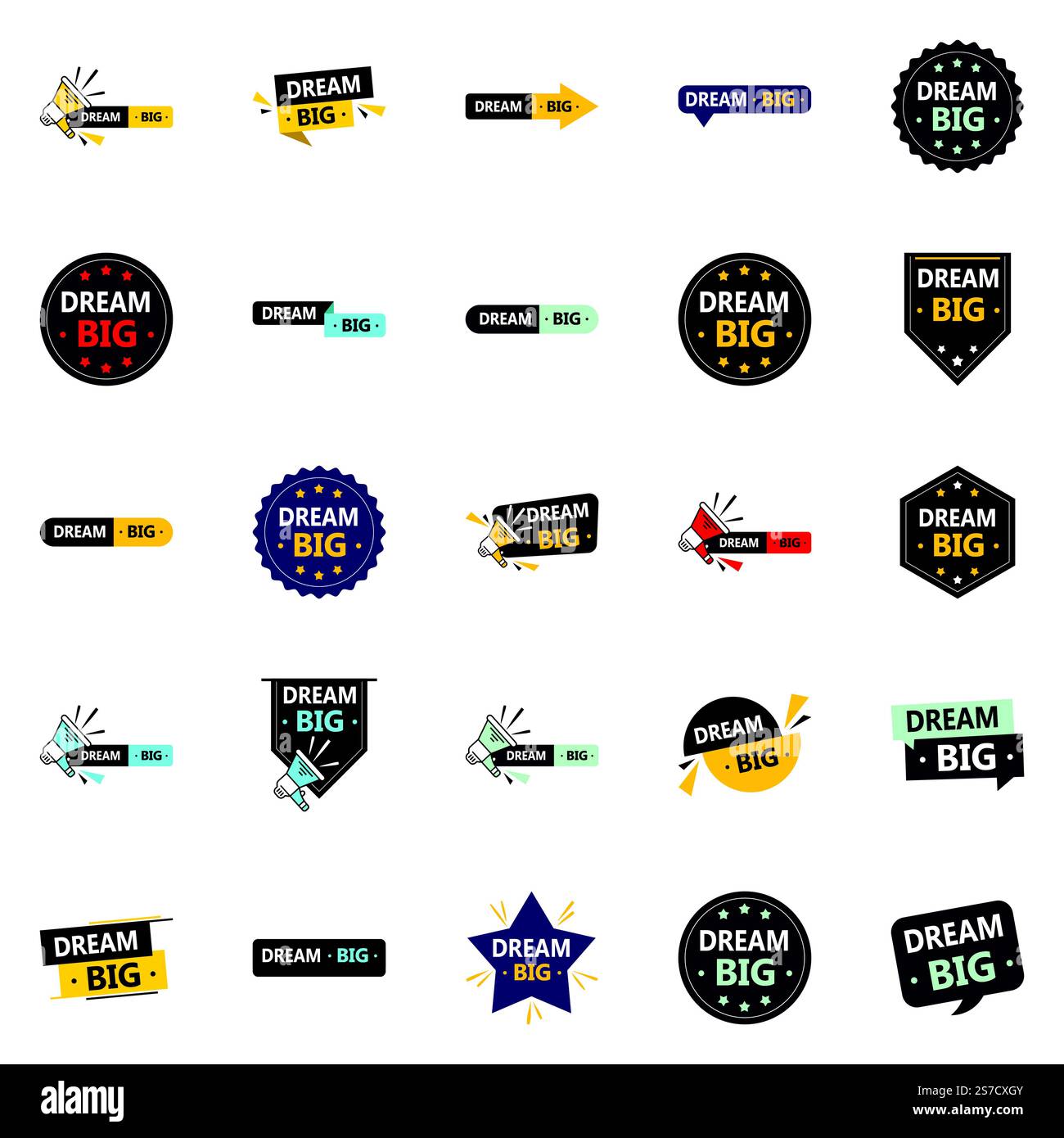 25 Vector Designs to help you visualize your dreams Dream Big Stock ...